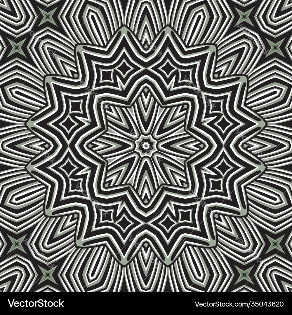 Beautiful circular background fractal image Vector Image