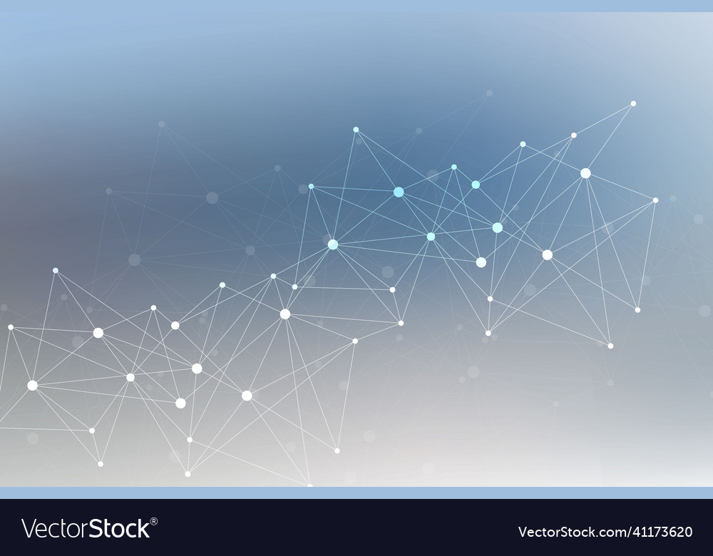 Hexagonal abstract background big data Royalty Free Vector