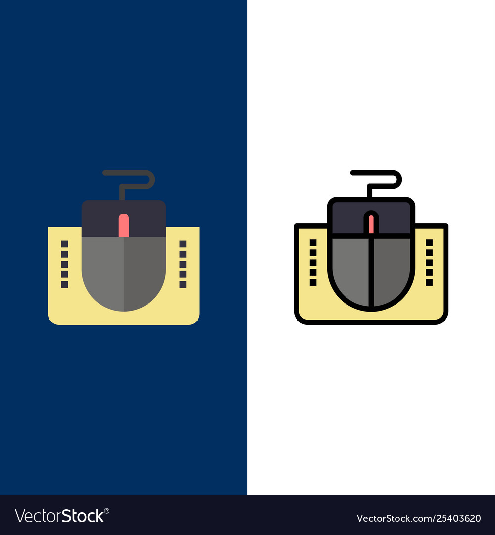 Mouse interface computer icons Royalty Free Vector Image