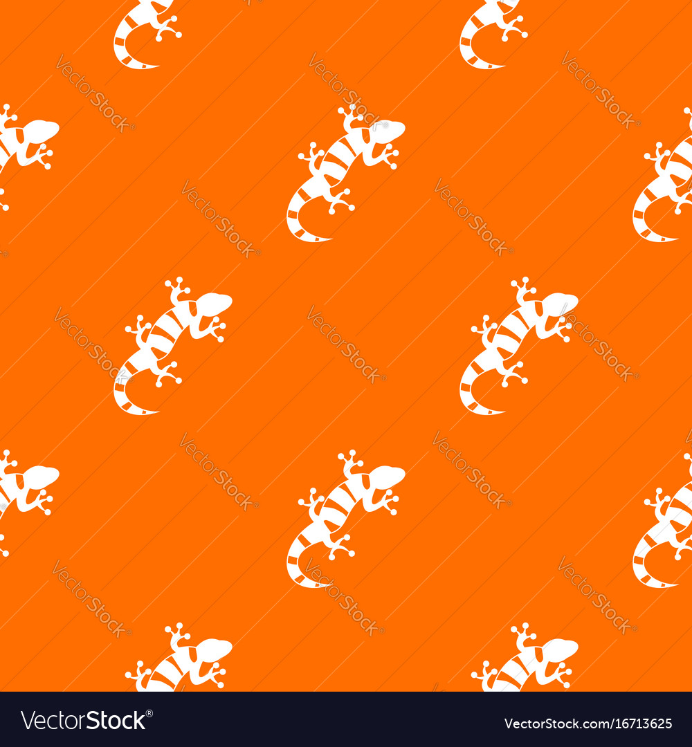 Lizard pattern seamless Royalty Free Vector Image