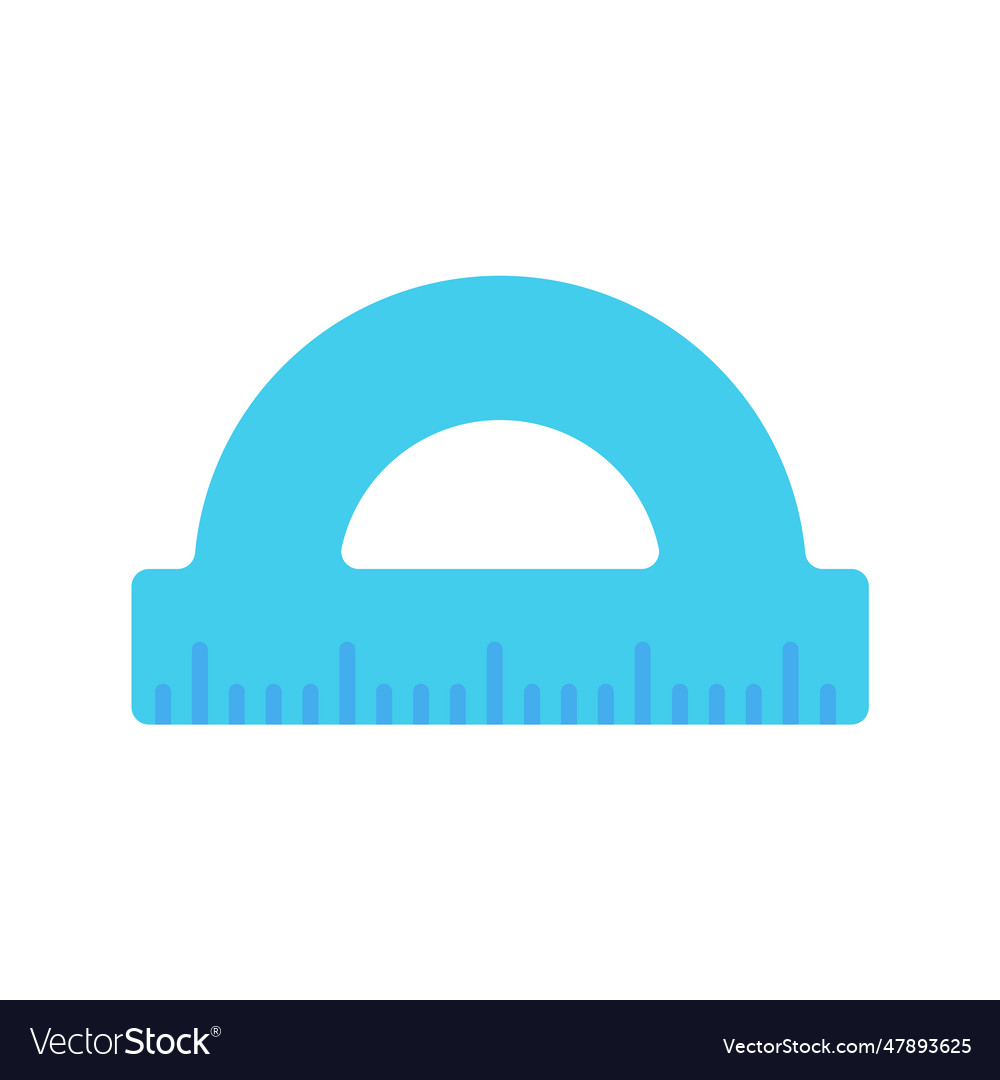 Triangular ruler child for learning Royalty Free Vector