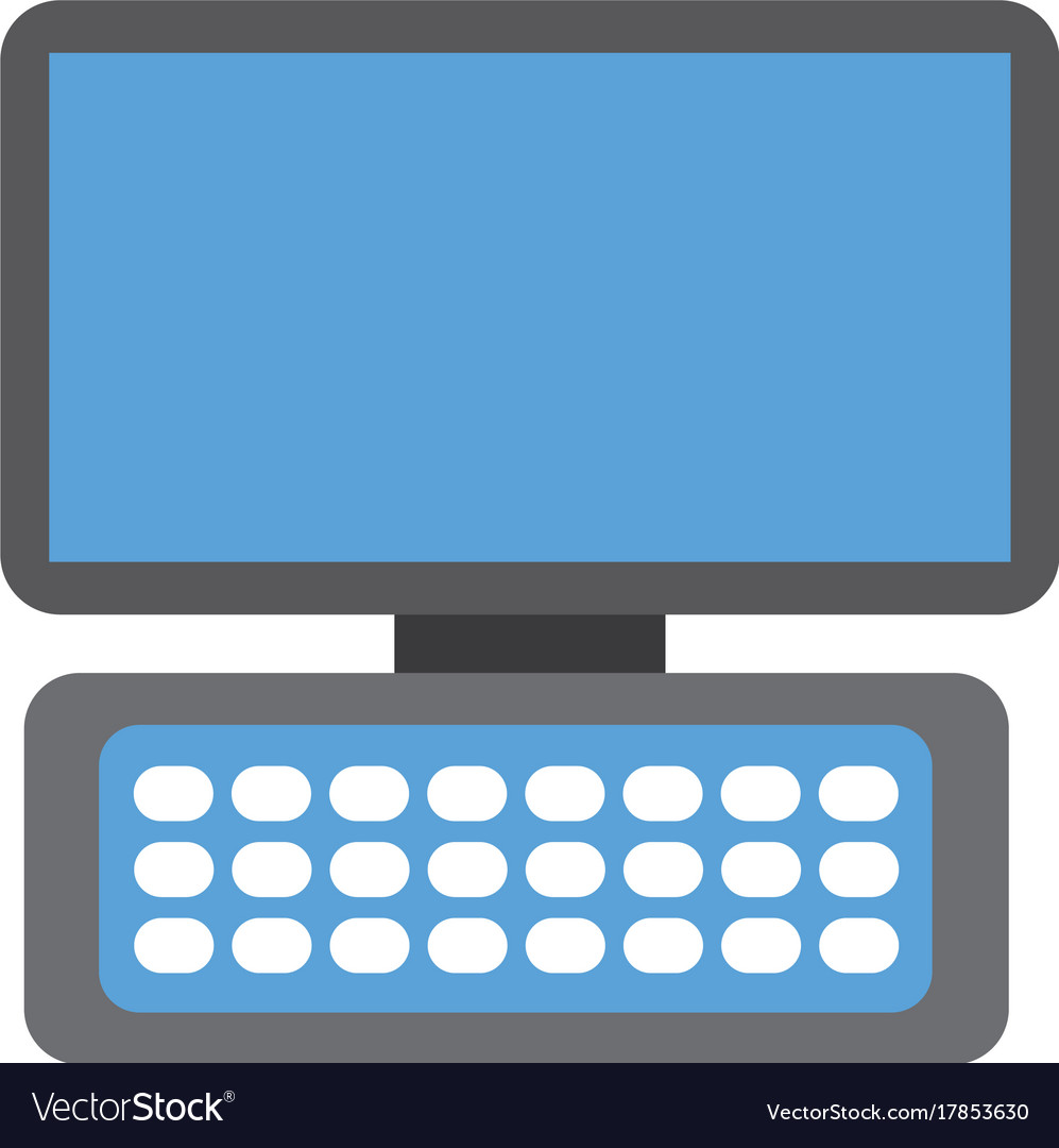 Computer keyboard device modern technology Vector Image