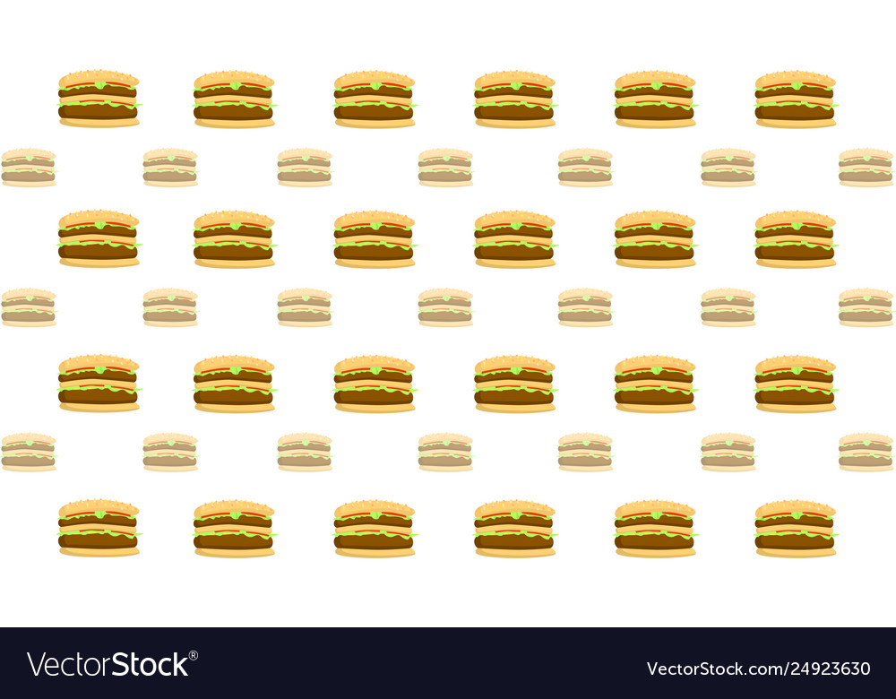 Pattern hamburger Royalty Free Vector Image - VectorStock