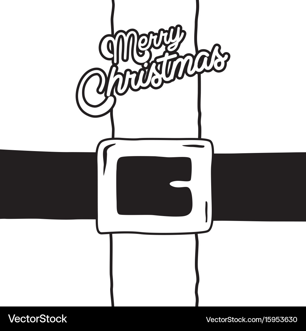 Santa claus christmas suit Royalty Free Vector Image