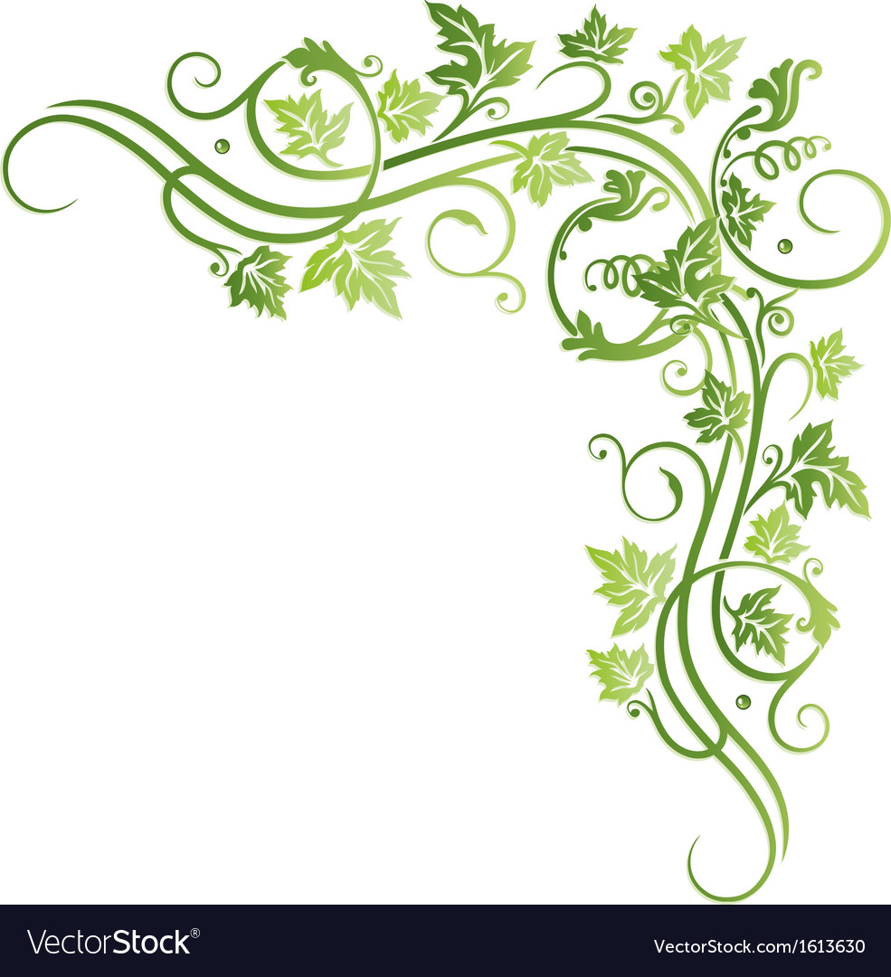 Spring floral element Royalty Free Vector Image