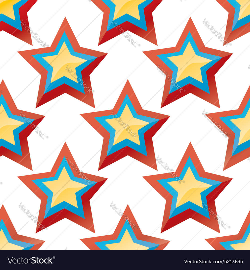 Pattern with stars Royalty Free Vector Image - VectorStock