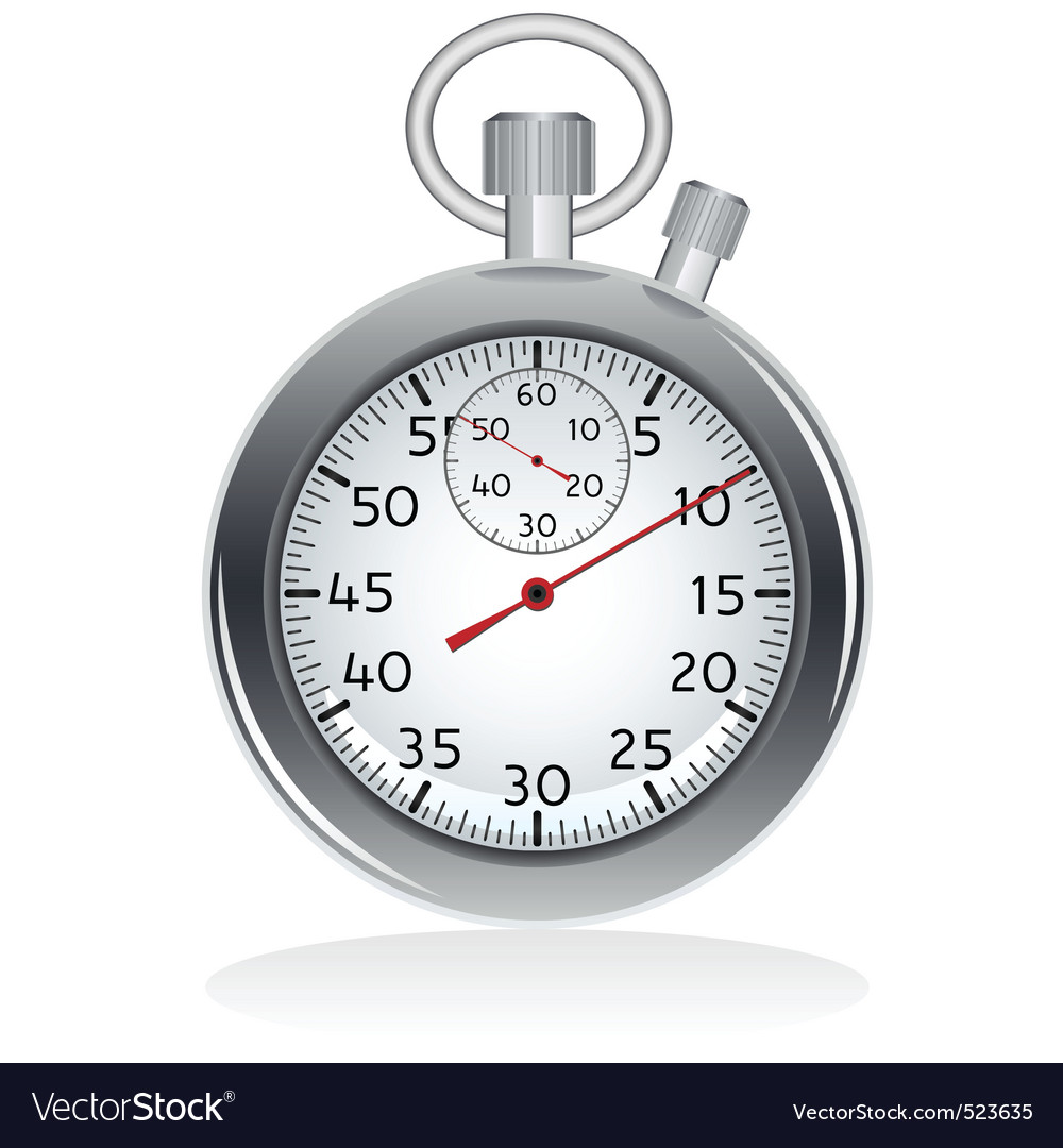 Stopwatch Royalty Free Vector Image - VectorStock