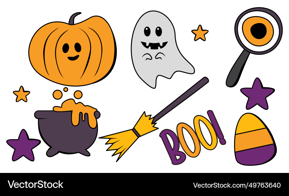 Cartoon halloween design Royalty Free Vector Image