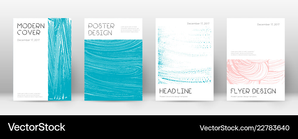 Cover page design template minimal brochure layou Vector Image