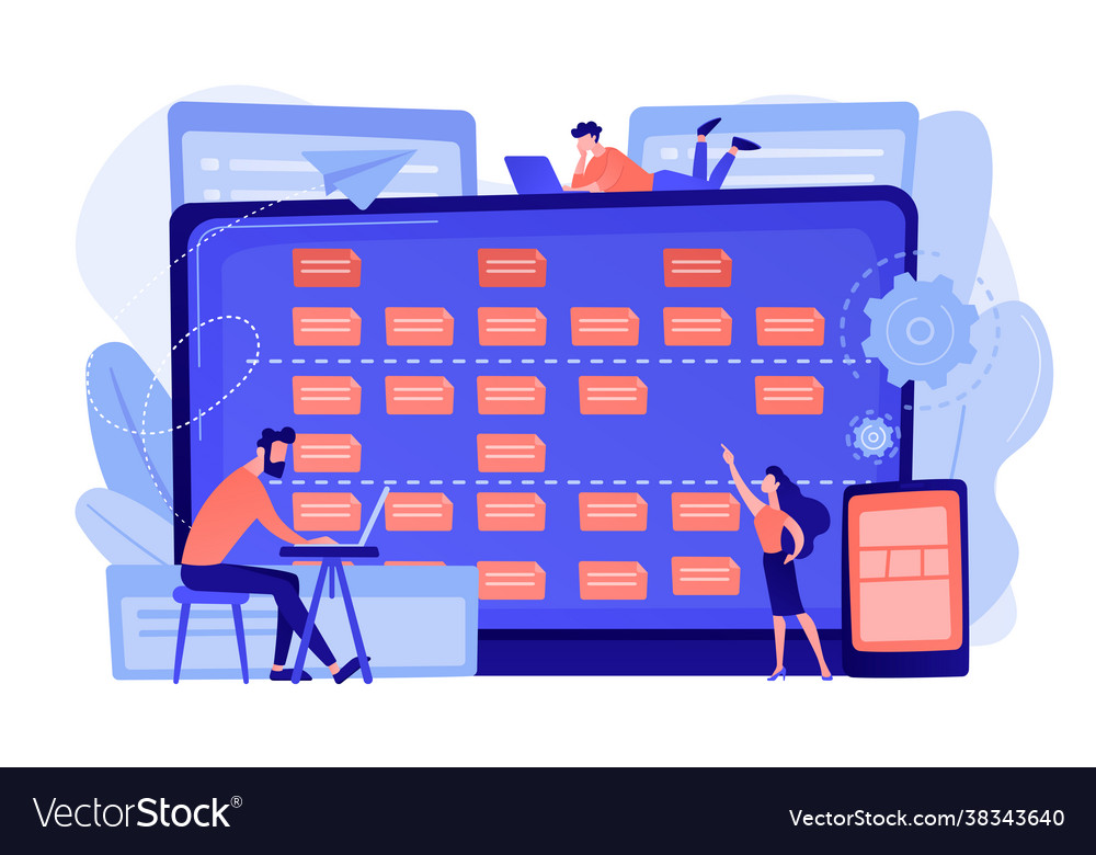 Software requirement description concept Vector Image