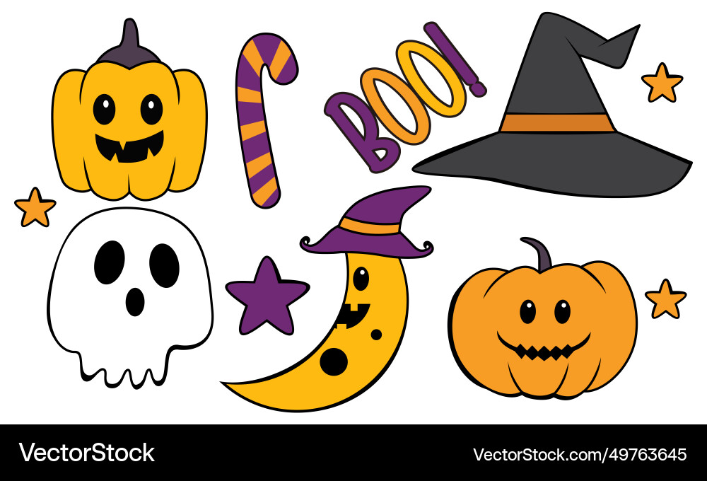 Cartoon halloween design Royalty Free Vector Image