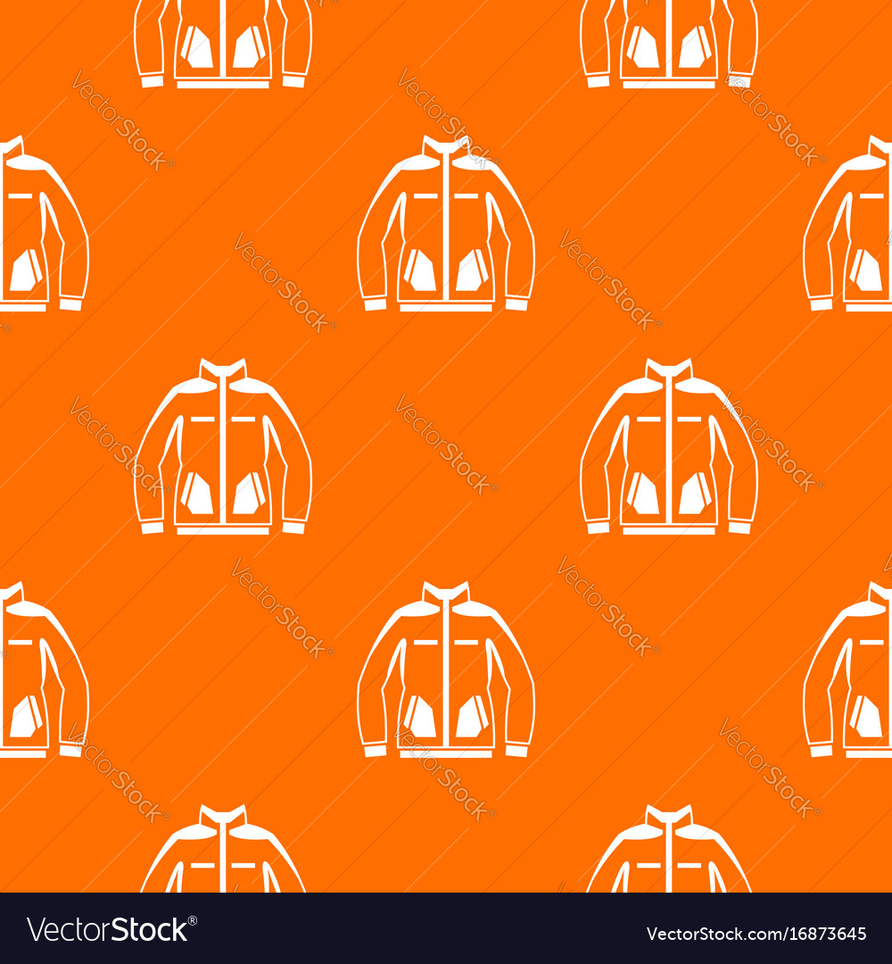 Men winter jacket pattern seamless Royalty Free Vector Image