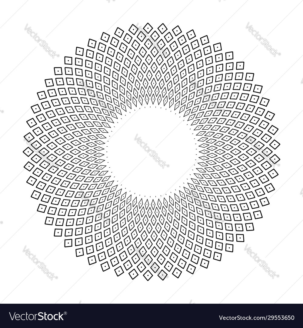 Circle geometric pattern Royalty Free Vector Image