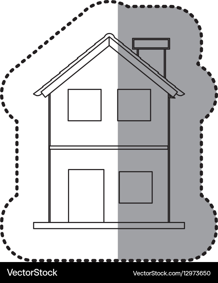 House real estate Royalty Free Vector Image - VectorStock
