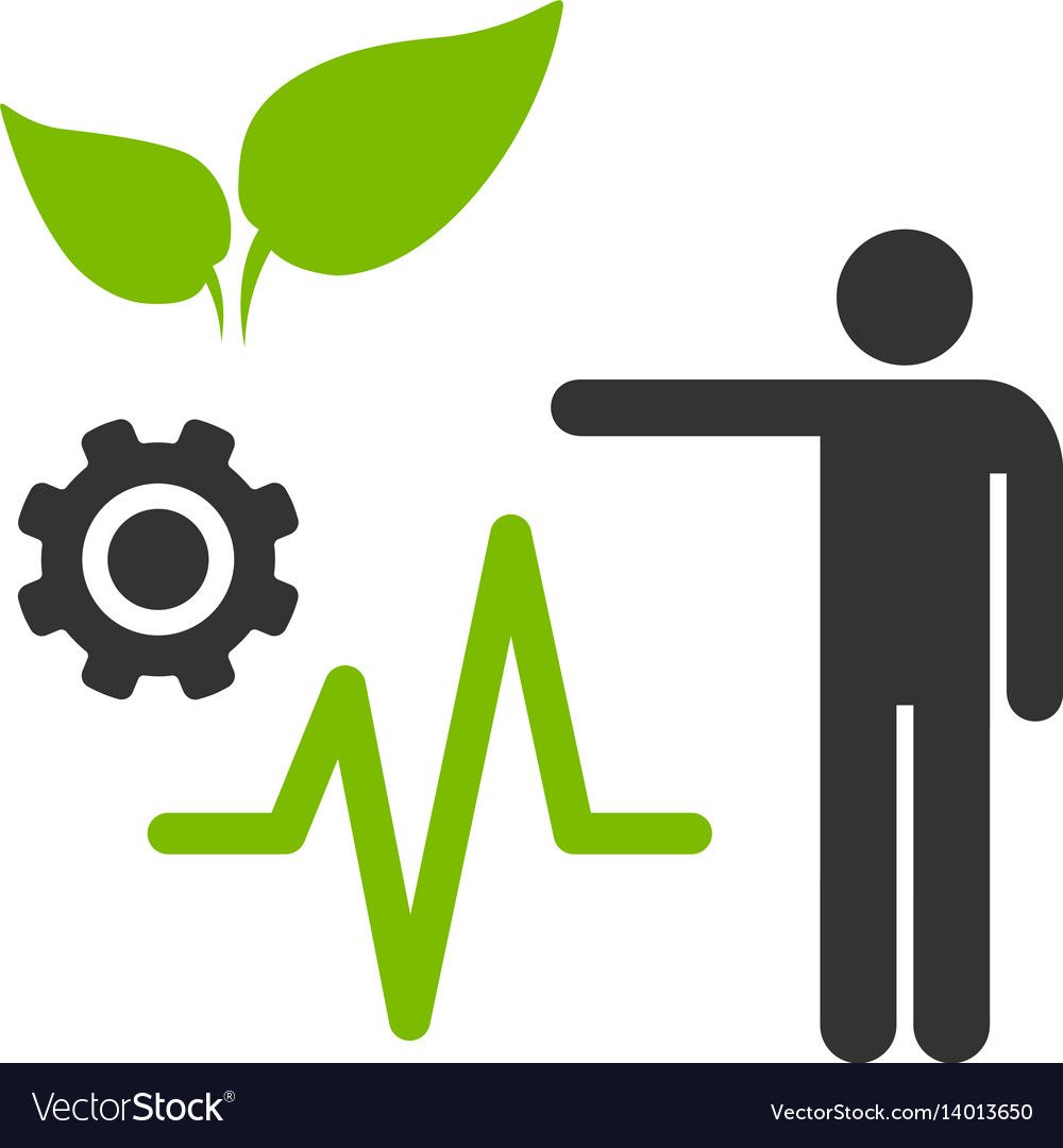 Object analysis flat icon Royalty Free Vector Image