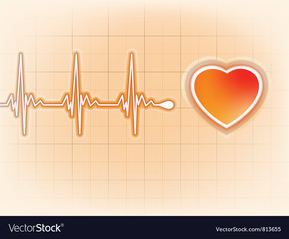 Heart cardiogram Royalty Free Vector Image - VectorStock Heart cardiogram Royalty Free Vector Image - VectorStock