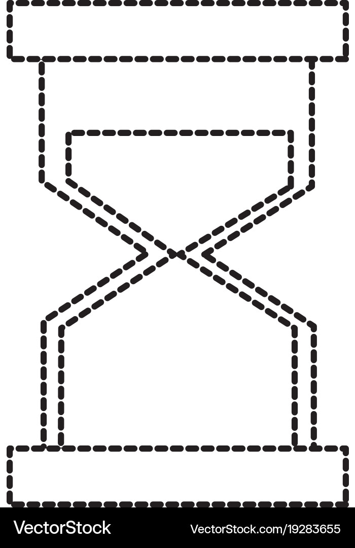 Hourglass or sandglass icon image Royalty Free Vector Image