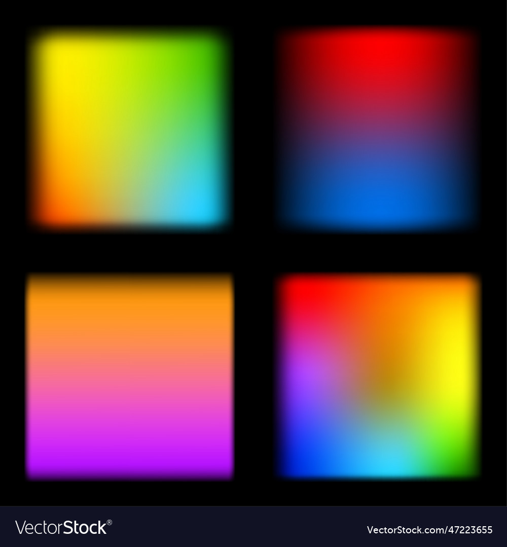 Set gradient background soft color Royalty Free Vector Image Set gradient background soft color Royalty Free Vector Image