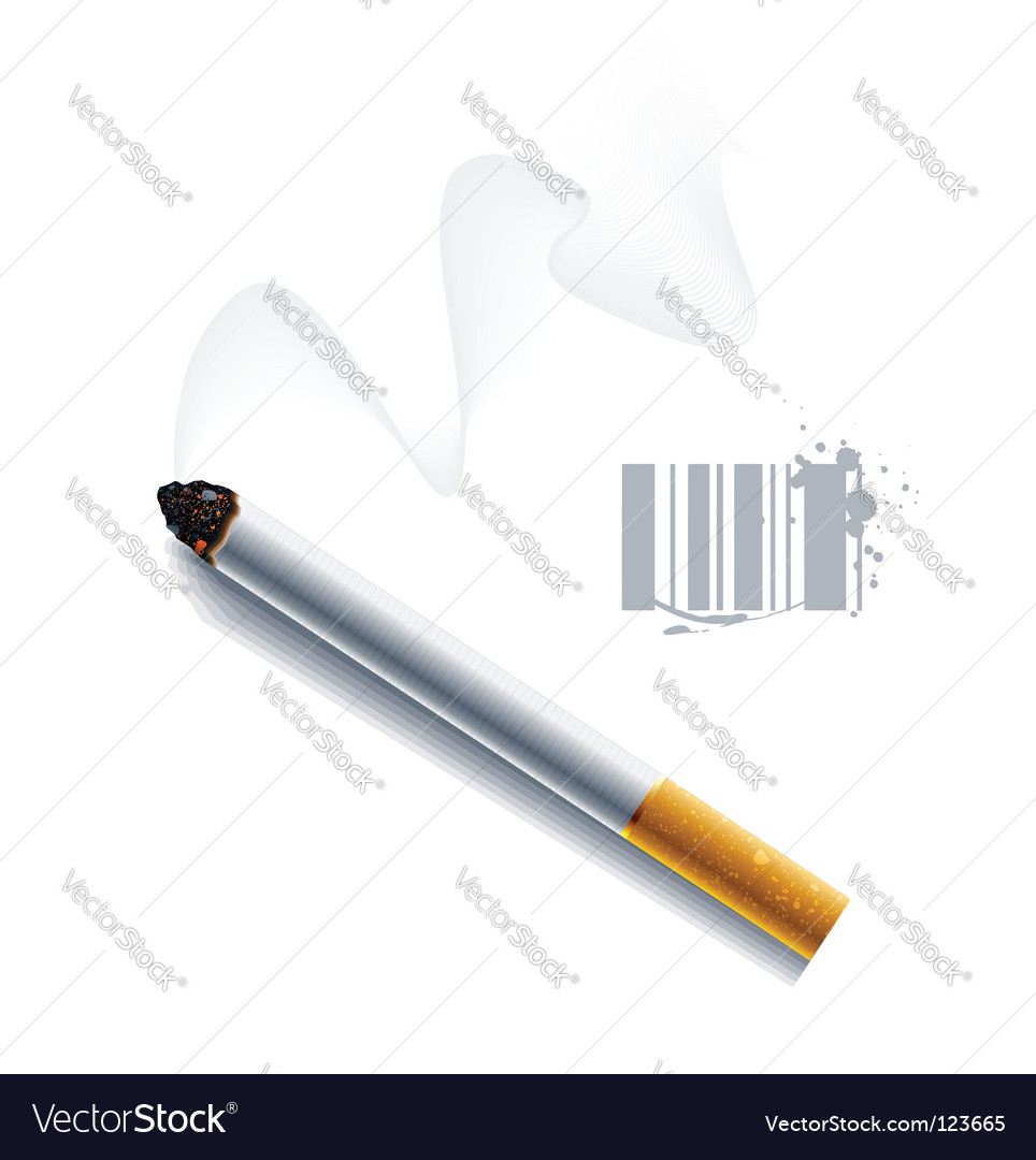 Cigarette Royalty Free Vector Image - VectorStock