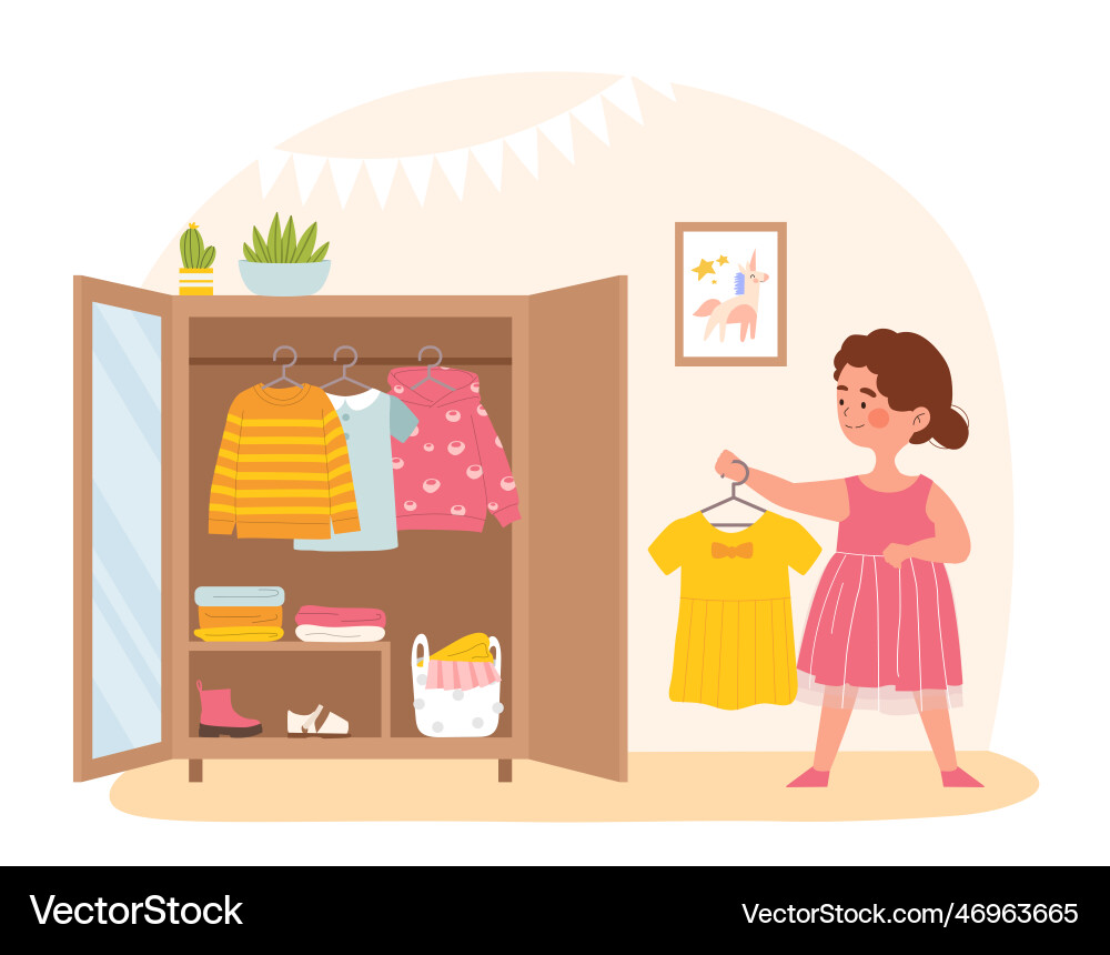 Cartoon Choosing What To Wear One Outfit For The Rest Of Your Life: