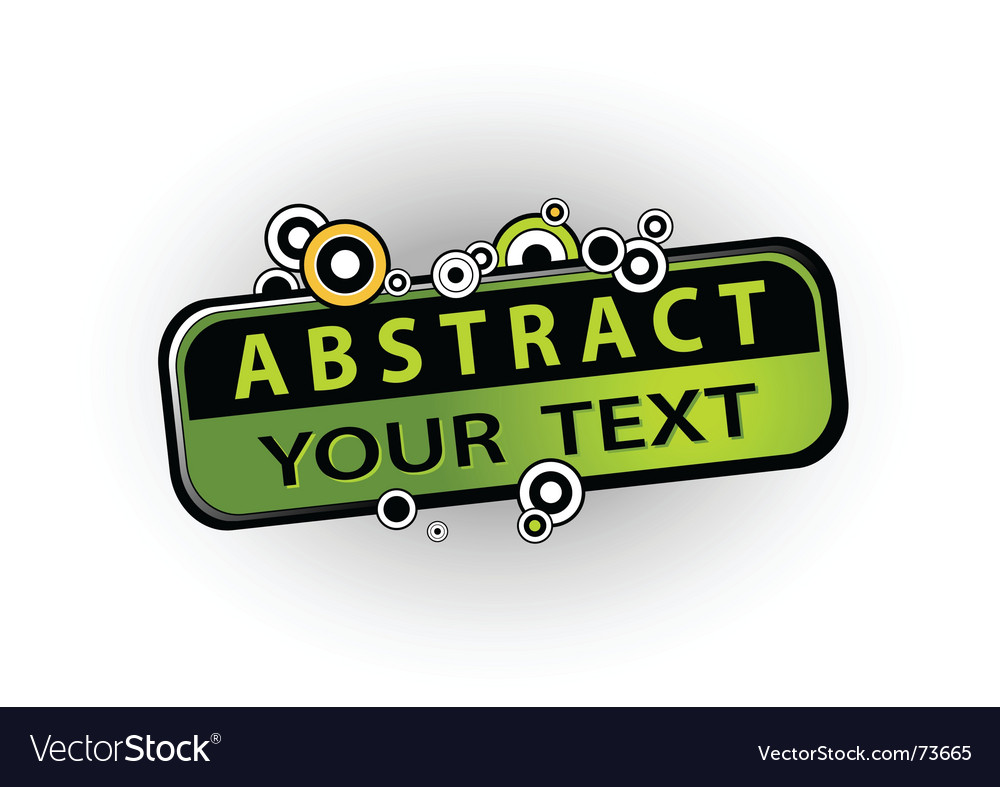 Labal heading Royalty Free Vector Image - VectorStock