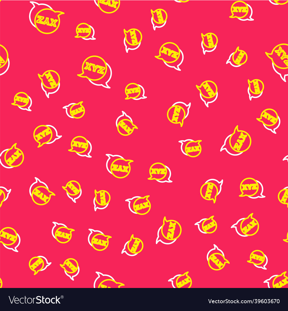 Line Xyz Coordinate System Icon Isolated Seamless Vector Image