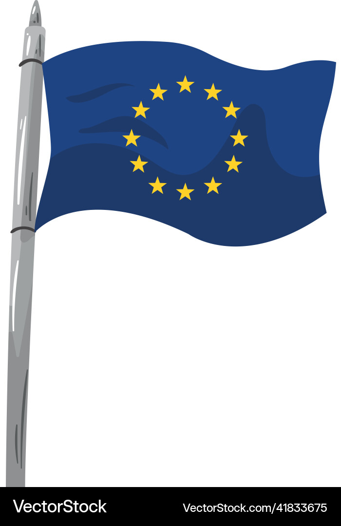 European union flag Royalty Free Vector Image - VectorStock