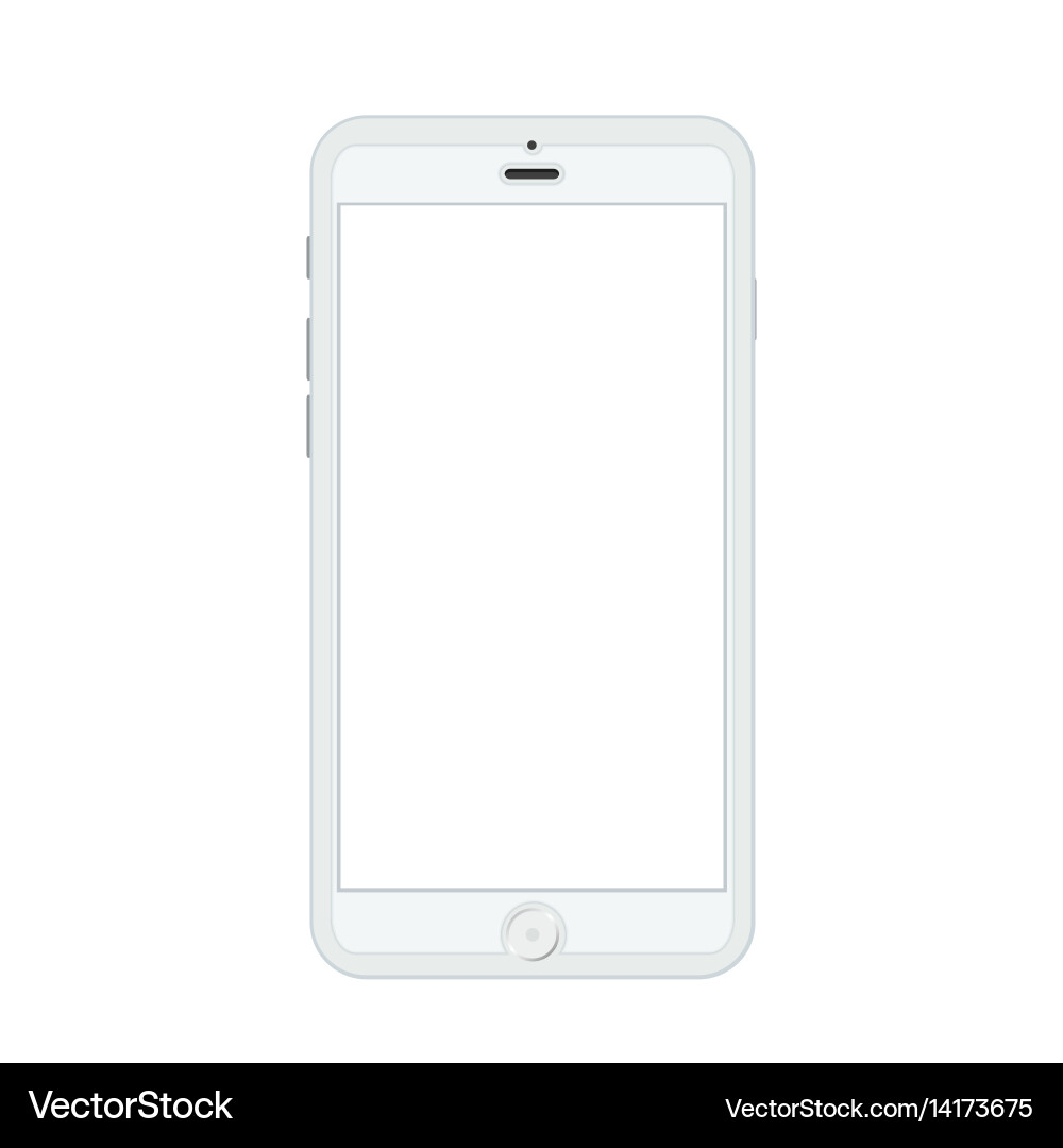 Modern realistic smartphone isolated Royalty Free Vector