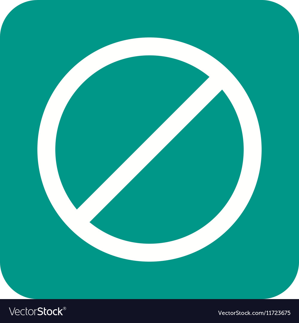 Prohibited Royalty Free Vector Image - VectorStock