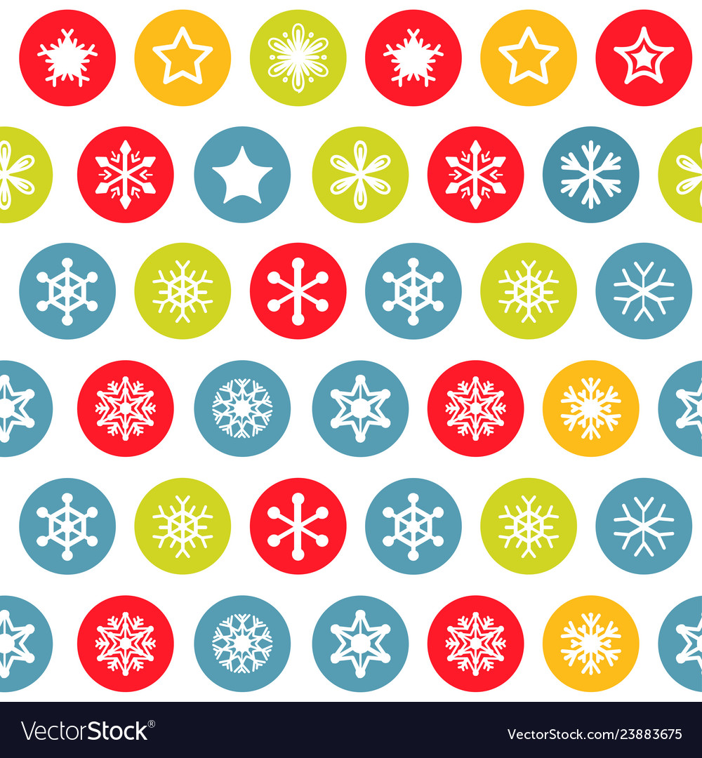 Snow pattern on white background Royalty Free Vector Image