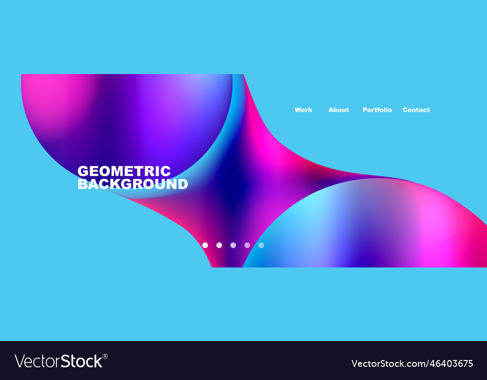 Trendy simple circle gradient abstract background Vector Image