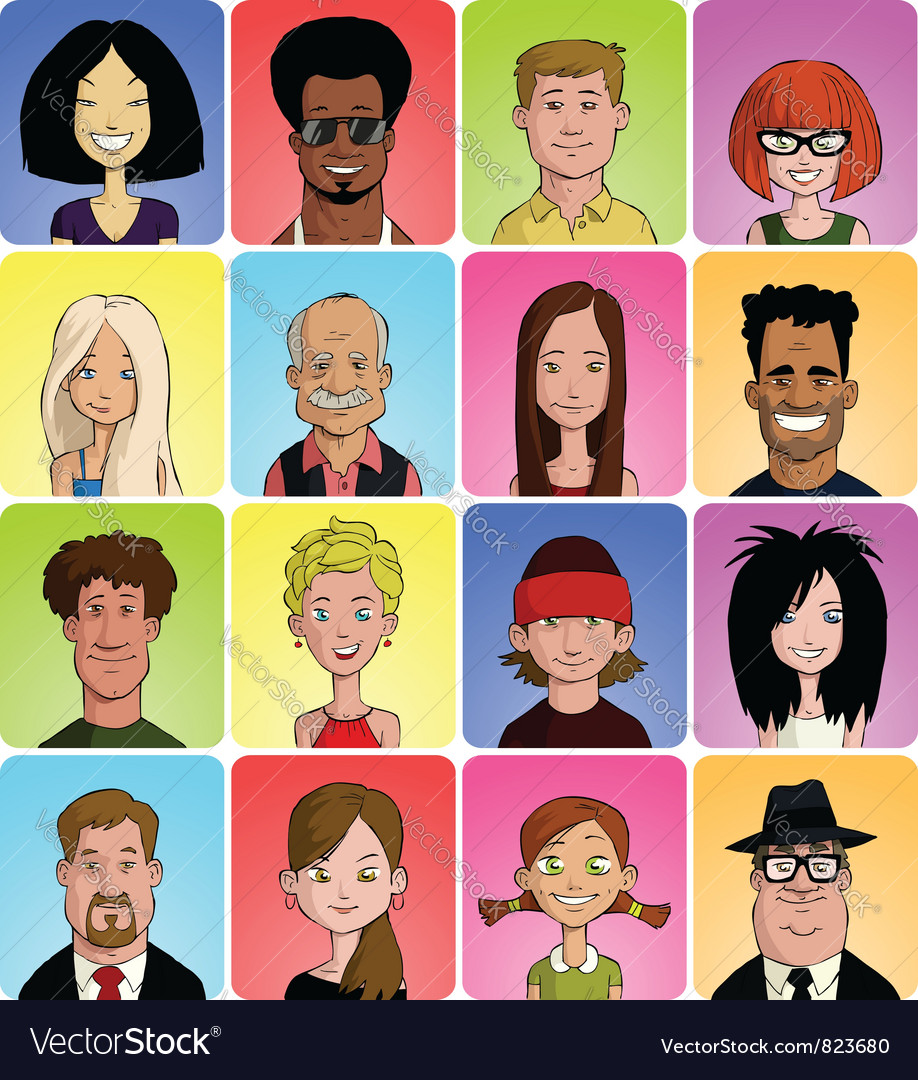 Avatars Royalty Free Vector Image - VectorStock