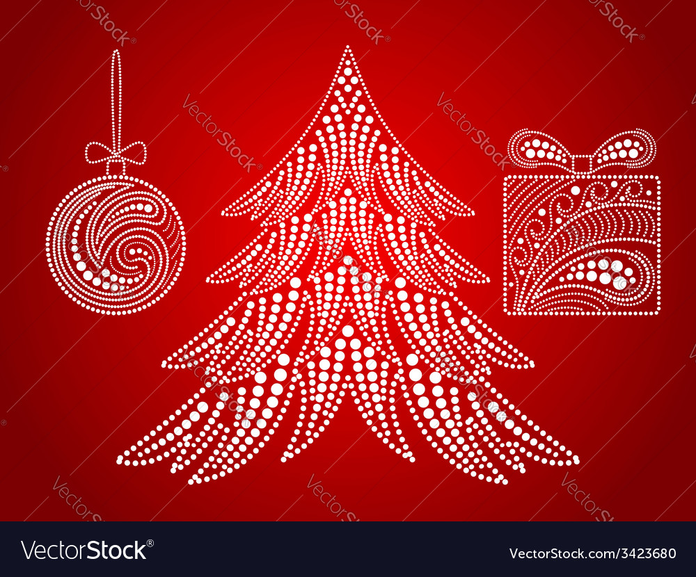 Christmas symbols Royalty Free Vector Image - VectorStock