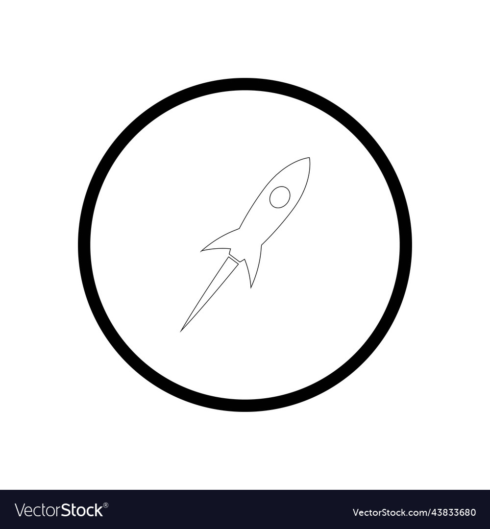Rocket logo Royalty Free Vector Image - VectorStock