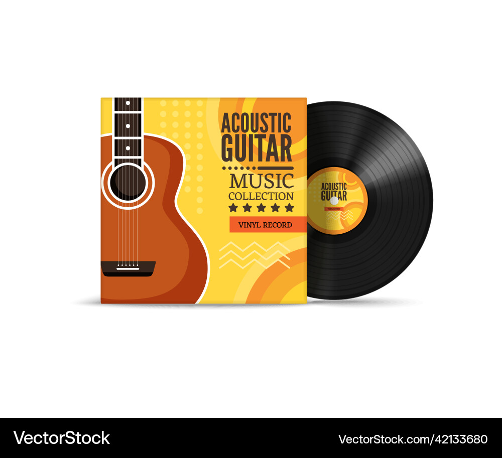 Vinyl cover design Royalty Free Vector Image - VectorStock