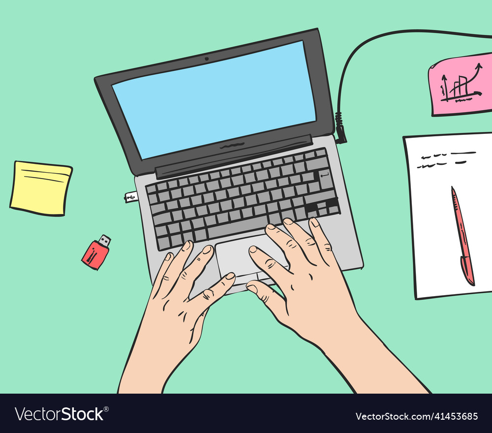 Computer Royalty Free Vector Image - VectorStock