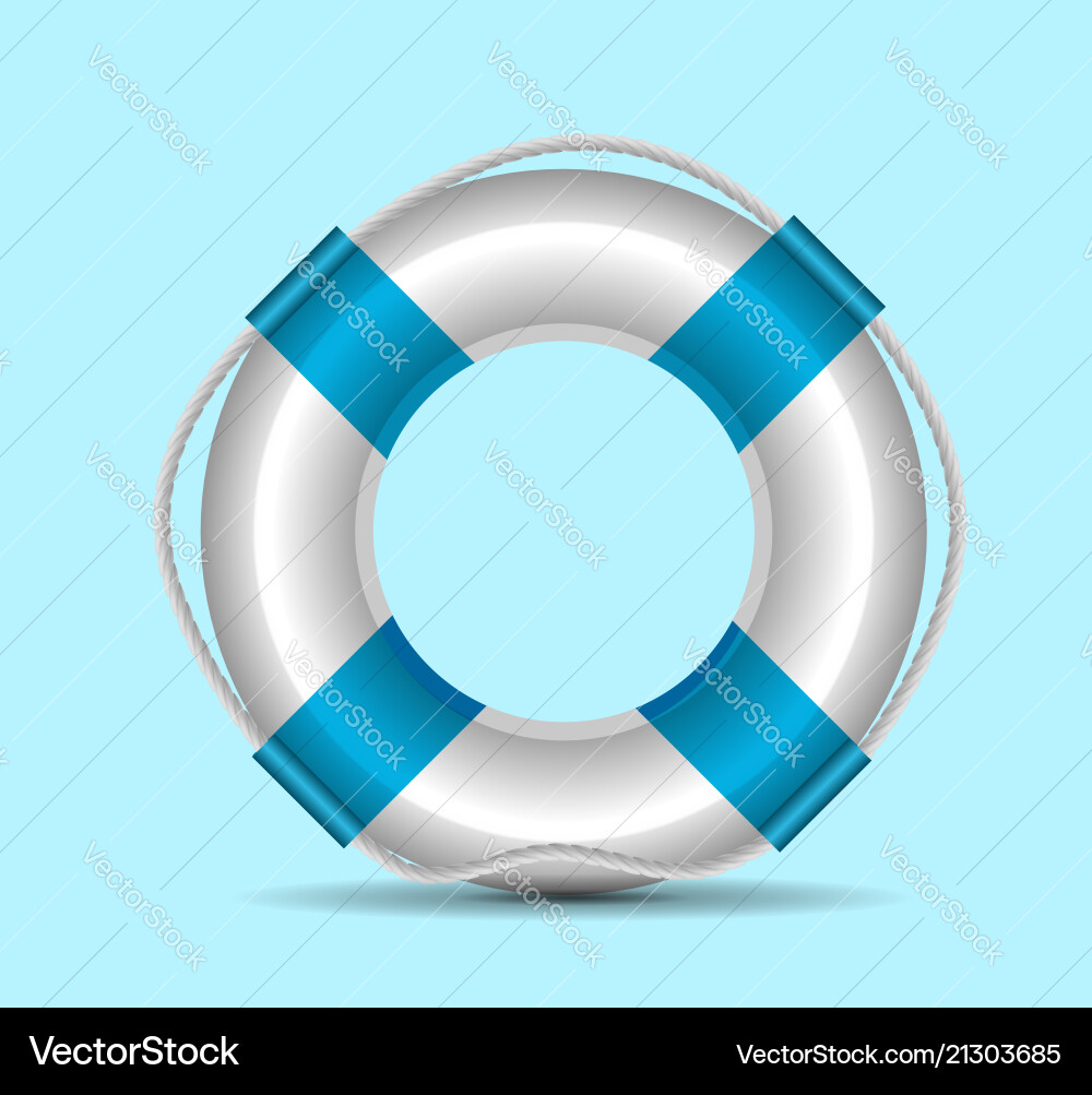 Life buoy Royalty Free Vector Image - VectorStock