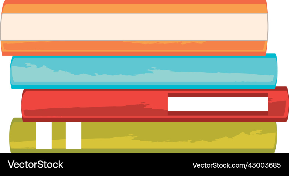 Pile of books Royalty Free Vector Image - VectorStock