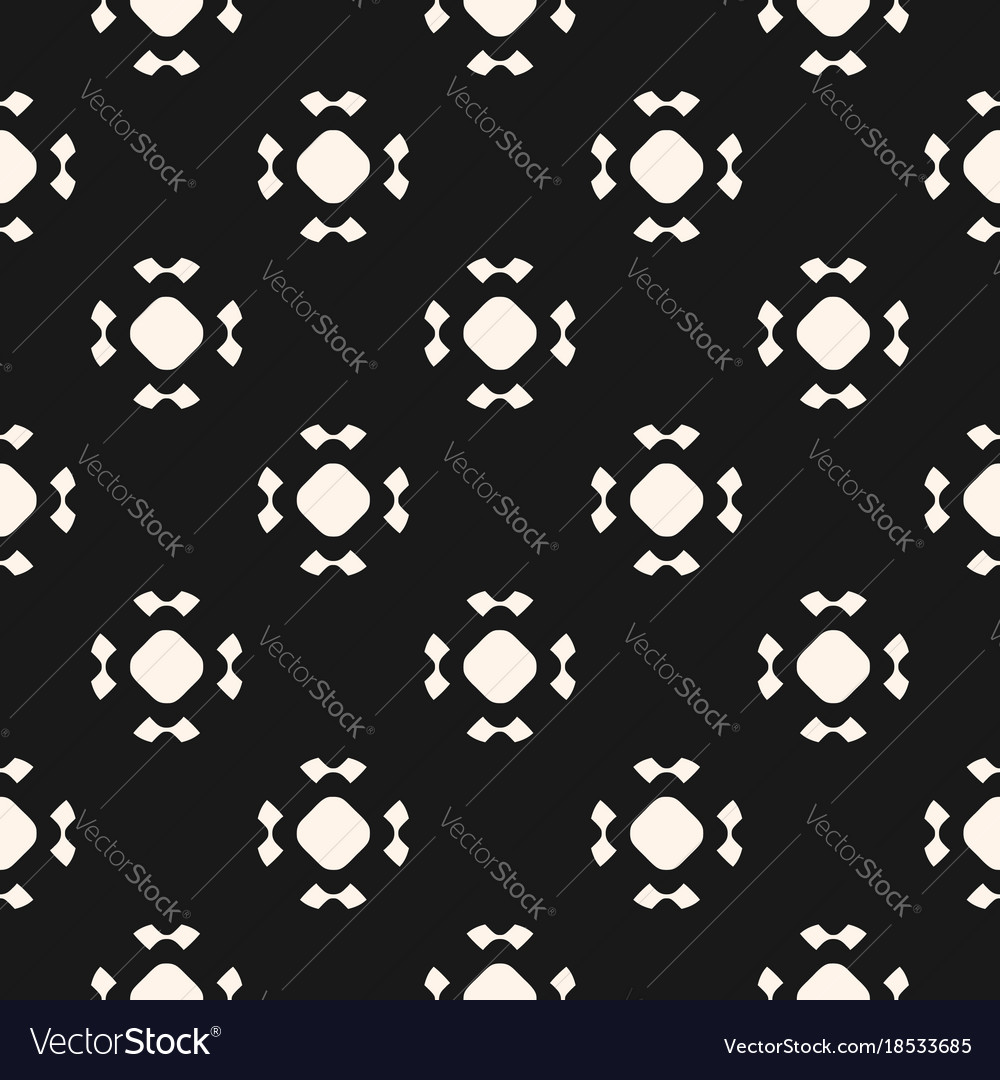 Simple seamless pattern with rounded figures Vector Image