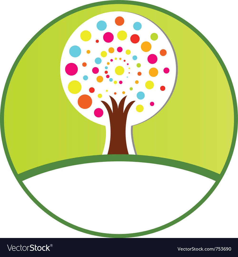 Stylized tree Royalty Free Vector Image - VectorStock