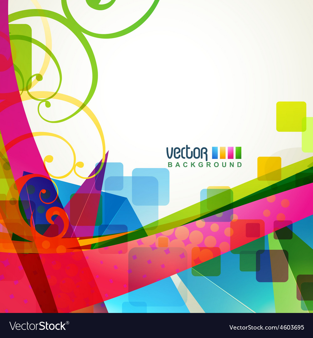 Abstract shape design background Royalty Free Vector Image