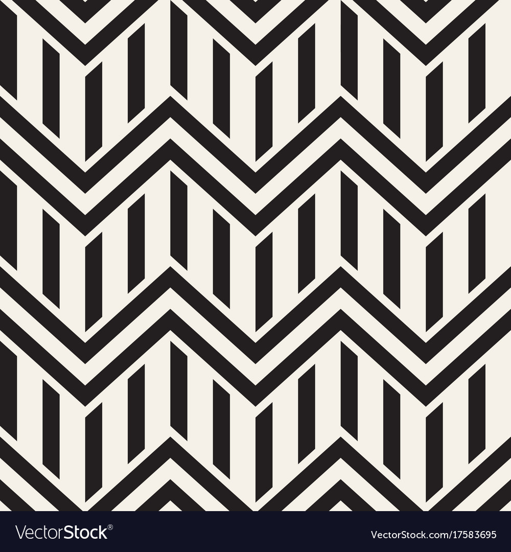 Seamless zigzag line pattern abstract Royalty Free Vector
