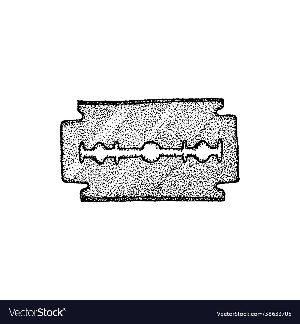 Blade dotwork Royalty Free Vector Image - VectorStock