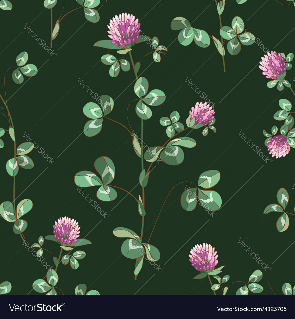 Clover background Royalty Free Vector Image - VectorStock