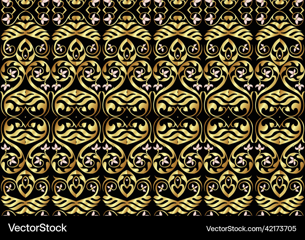 Interlacing abstract ornament in the medieval Vector Image