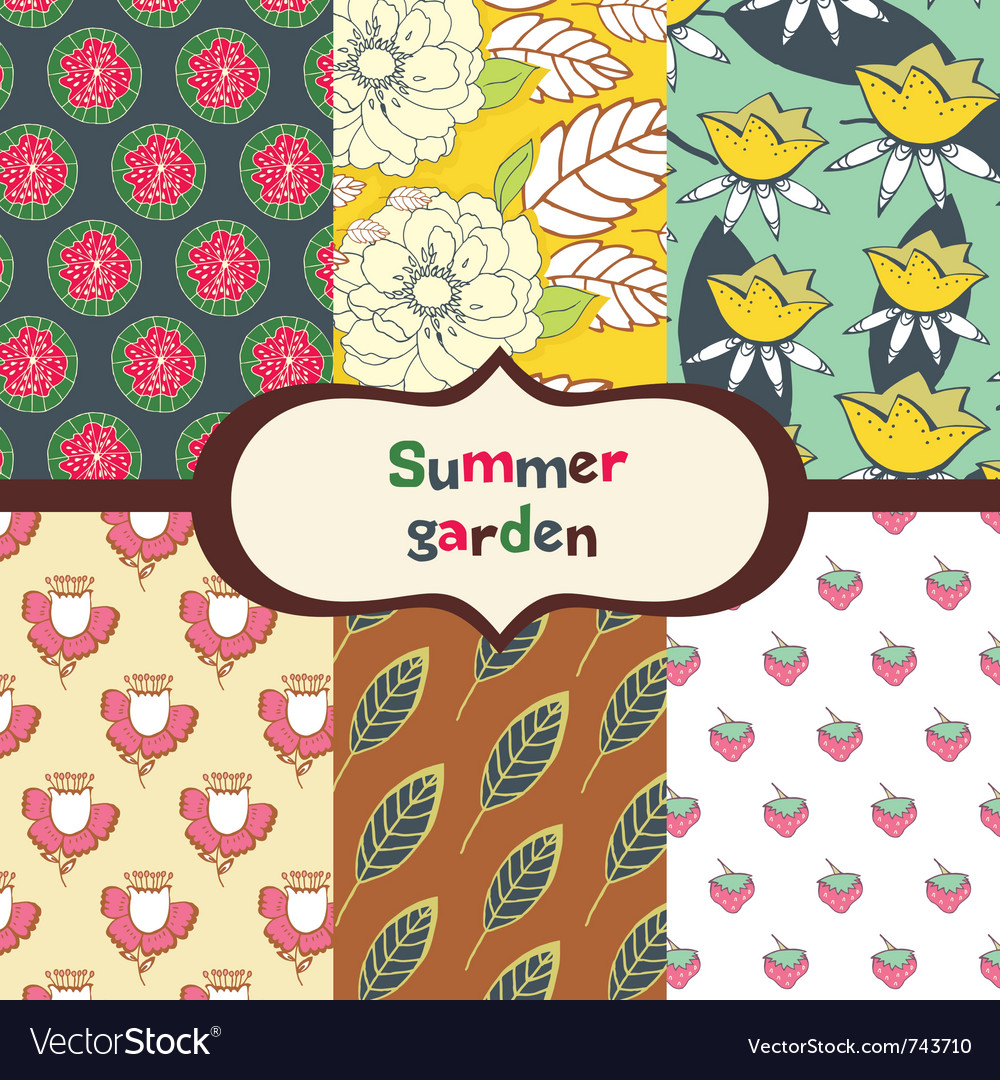 Classic patterns Royalty Free Vector Image - VectorStock