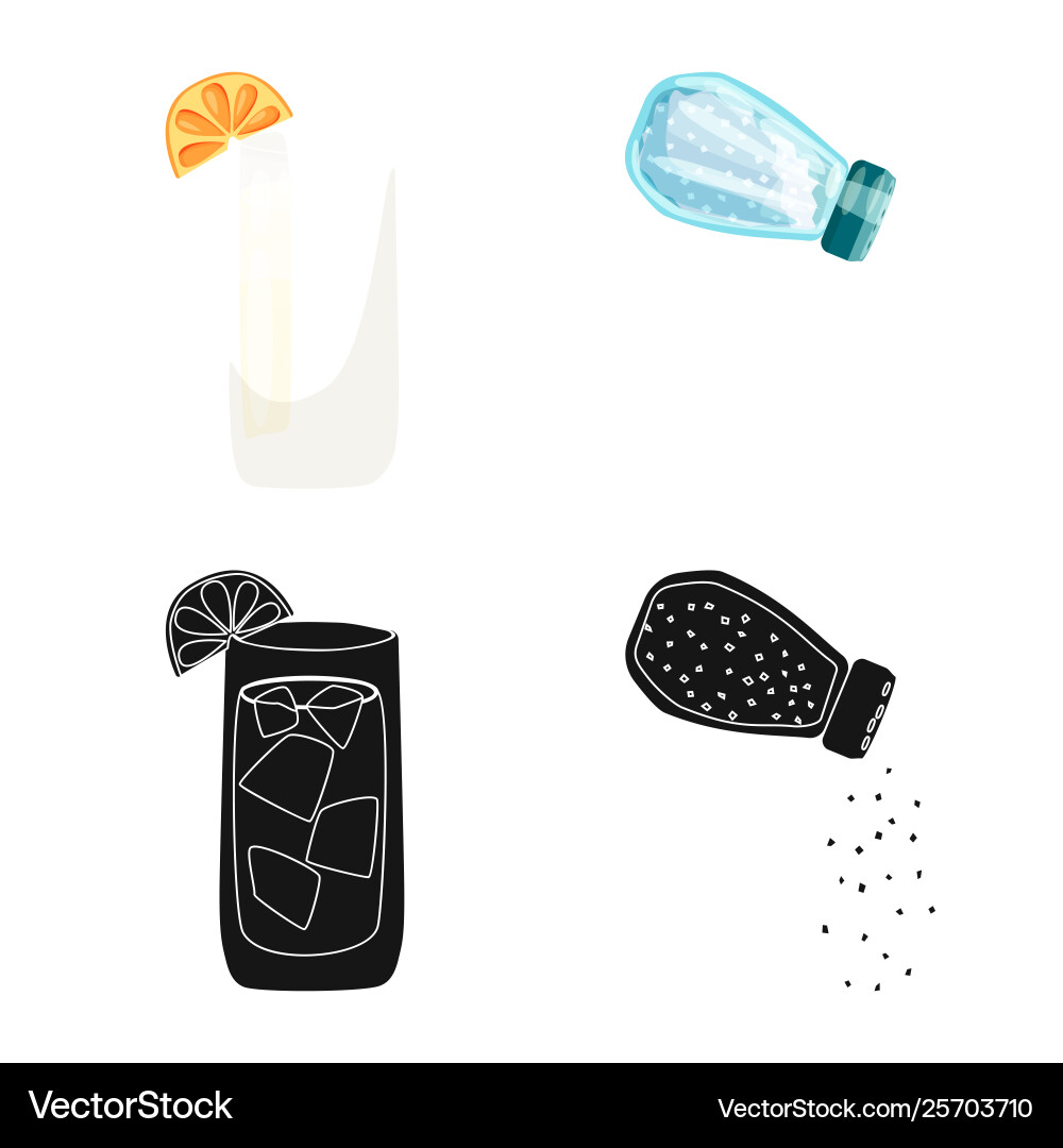 Design cafe and latin icon set Royalty Free Vector Image