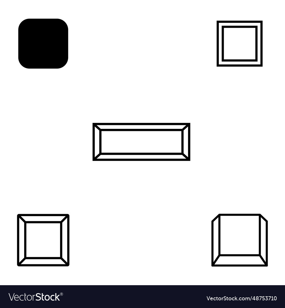 Keyboard Button Icon Royalty Free Vector Image