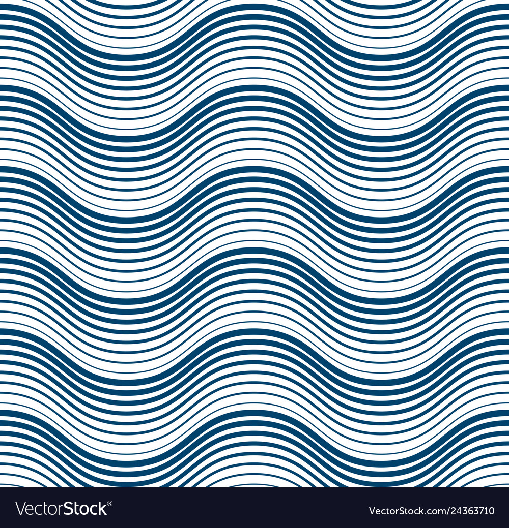 Water waves seamless pattern curve lines abstract Vector Image Water waves seamless pattern curve lines abstract Vector Image