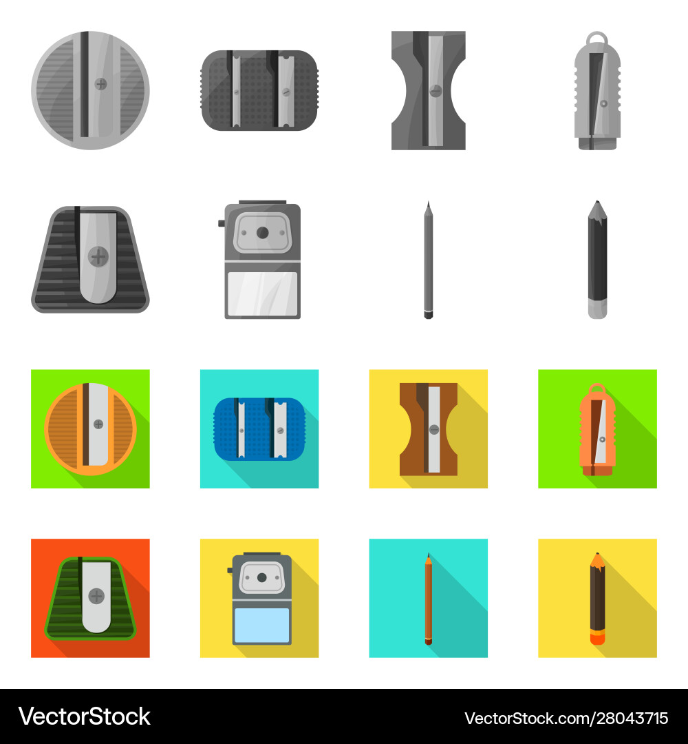 Design equipment and accessory sign Royalty Free Vector